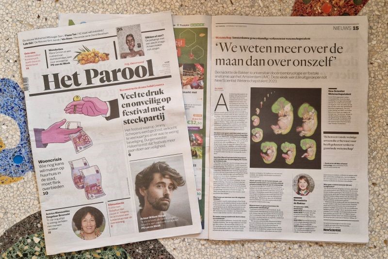 Outreach in 5 of the biggest Dutch Newspapers! - 3D Human Development