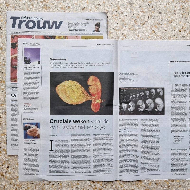 Outreach in 5 of the biggest Dutch Newspapers! - 3D Human Development